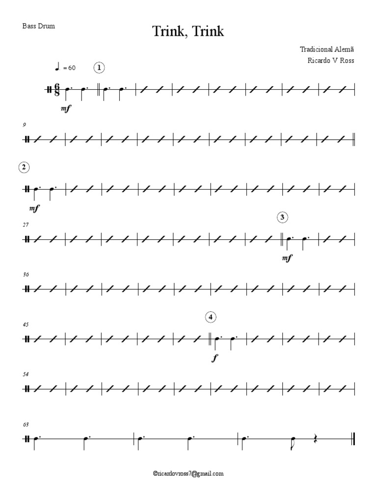 Trink Trink - Bass Drum | PDF