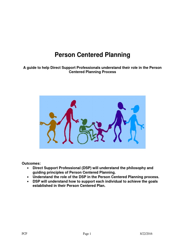 Understanding Person Centered Planning | PDF | Mental Disorder | Goal