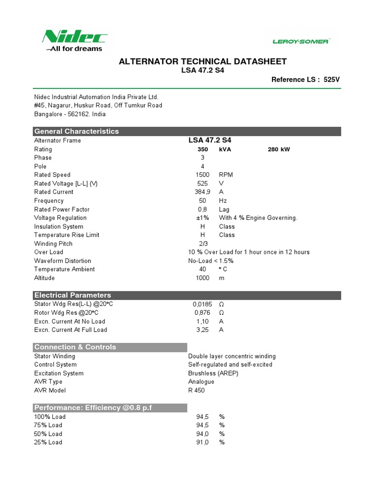 LSA 47.2-Data Sheet | PDF
