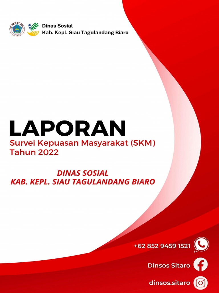 Laporan Skm Dinsos Sitaro | PDF