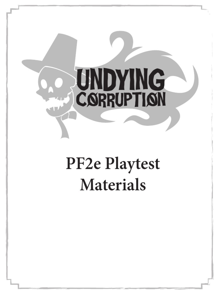 Playtest PF2e KS | PDF