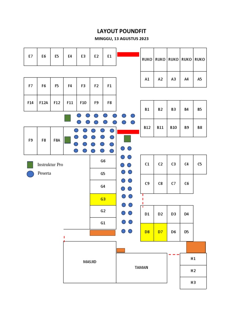 Layout Acara Tanggal 13 Agustus 2023 | PDF
