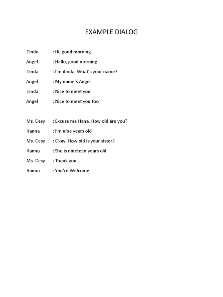 Example Dialog | PDF