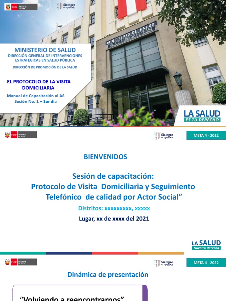 PPT Protocolo de La Visita Domiciliaria Día 1 | PDF