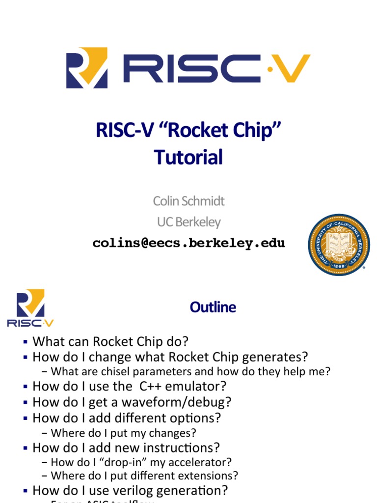 Riscv Rocket Chip Tutorial Bootcamp Jan2015 | PDF | Digital Technology | Computer Architecture