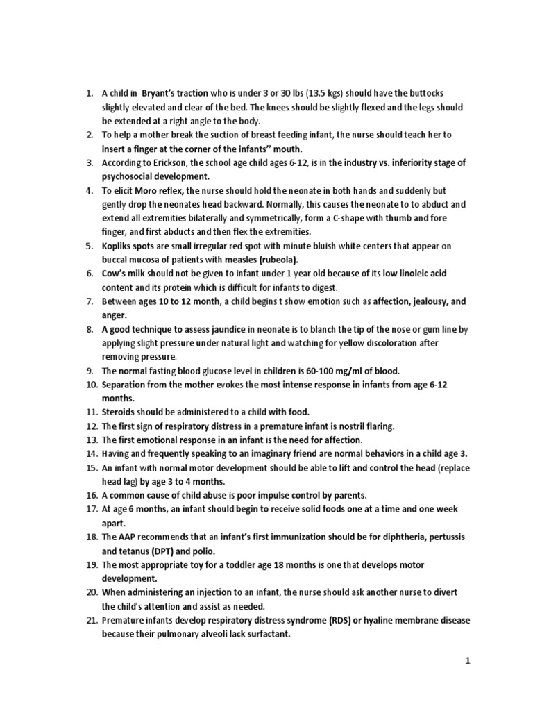 Pediatric Nursing Pna (1) | PDF