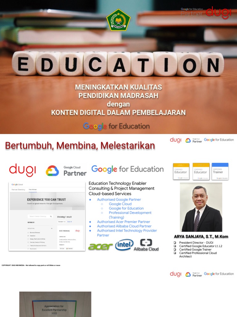 Paparan KAMAD Jatim - Dit GTK Dirjen Pendis Kemenag RI - Mei 2022 | PDF | Educational Technology ...