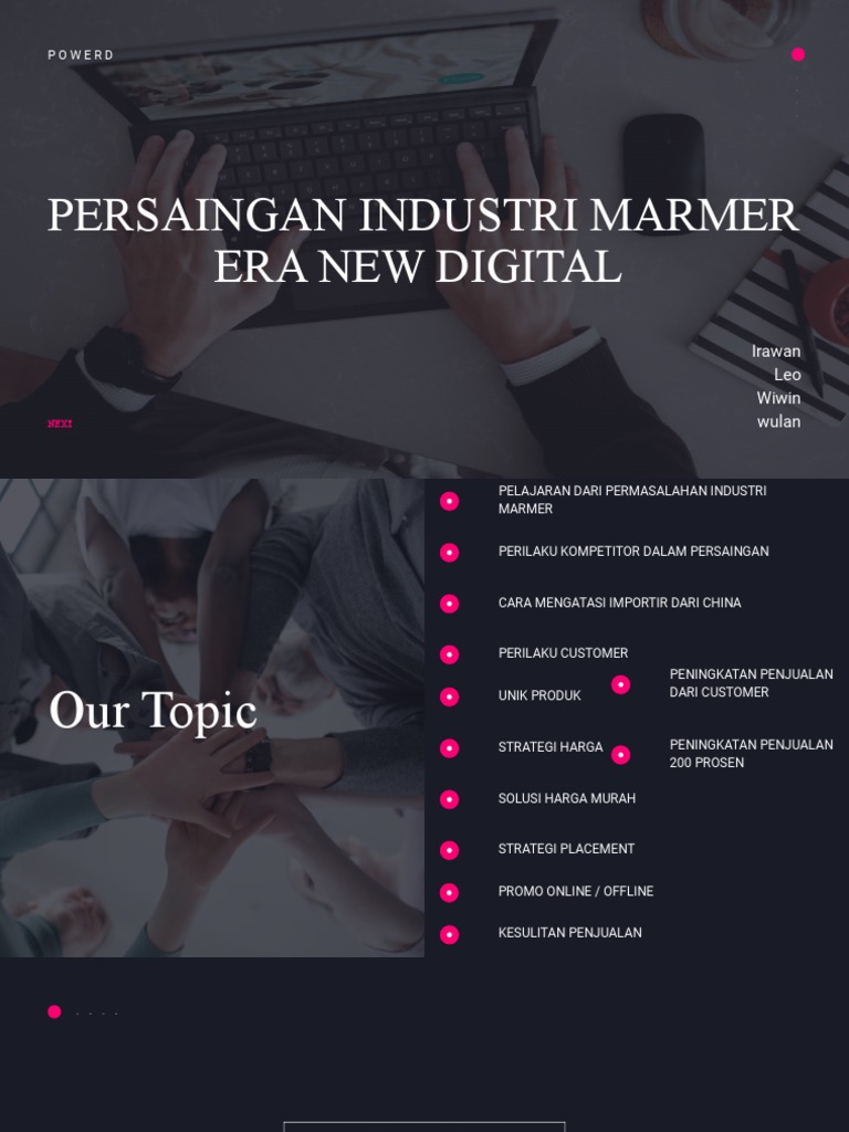 PERSAINGAN INDUSTRI MARMER ERA NEW DIGITAL | PDF