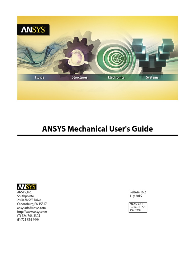 ANSYS Mechanical Users Guide | PDF | Mathematical Analysis | Structural Analysis