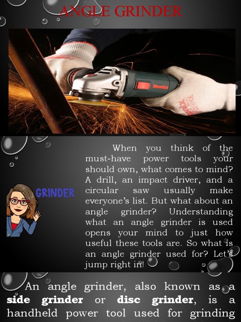 Angle Grinder | PDF | Grinding (Abrasive Cutting) | Metals