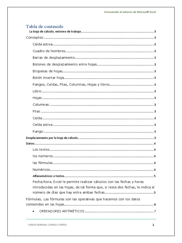 Chuleta Excel | PDF | Hoja de cálculo | Microsoft Excel
