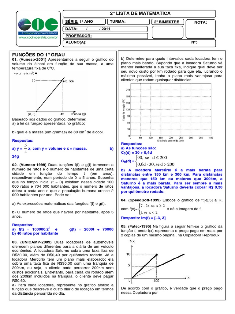 2 Lista De Matematica Pdf Triângulo Matemática Elementar
