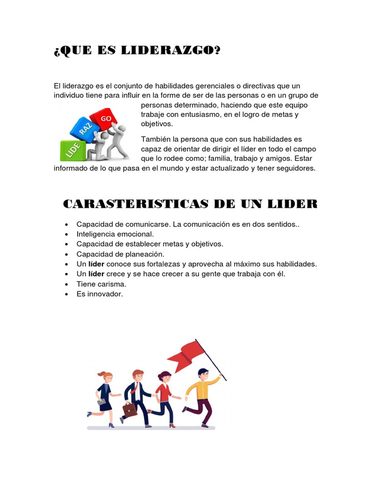 Que Es Liderazgo | PDF