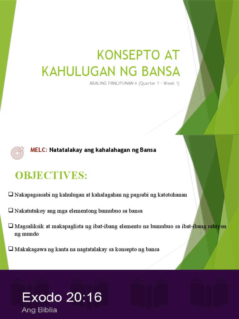 Aral Pan 4 (Q1W1) | PDF
