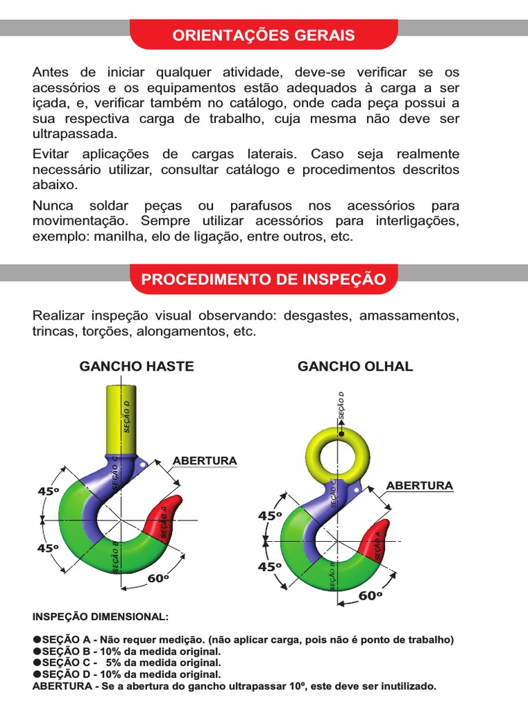 Inspeção Gancho | PDF