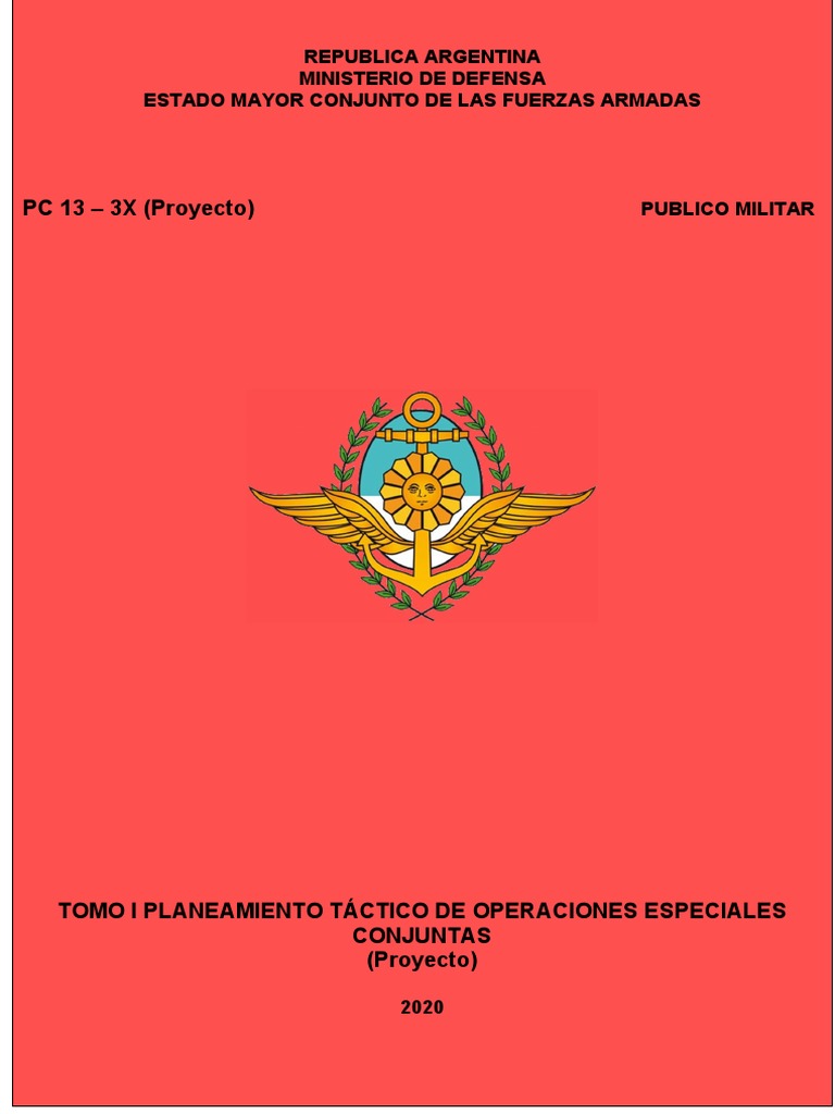 Planeamiento Tactico de OOEE Conjuntas | PDF