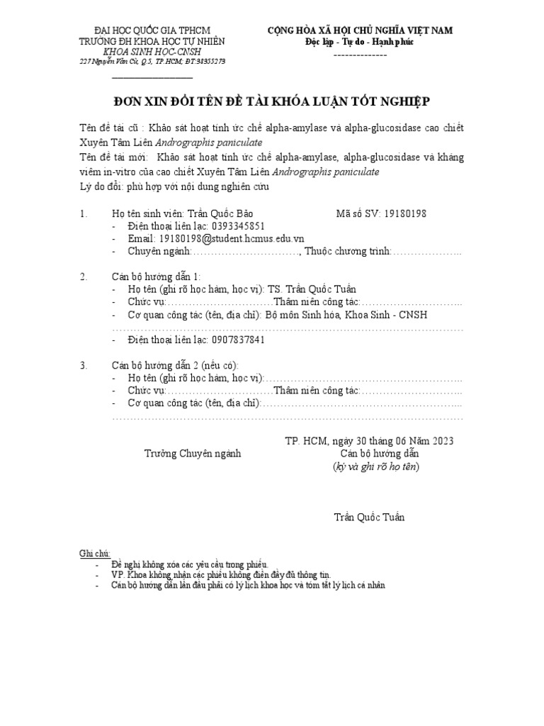Doi - Ten - de - Tai Bao | PDF