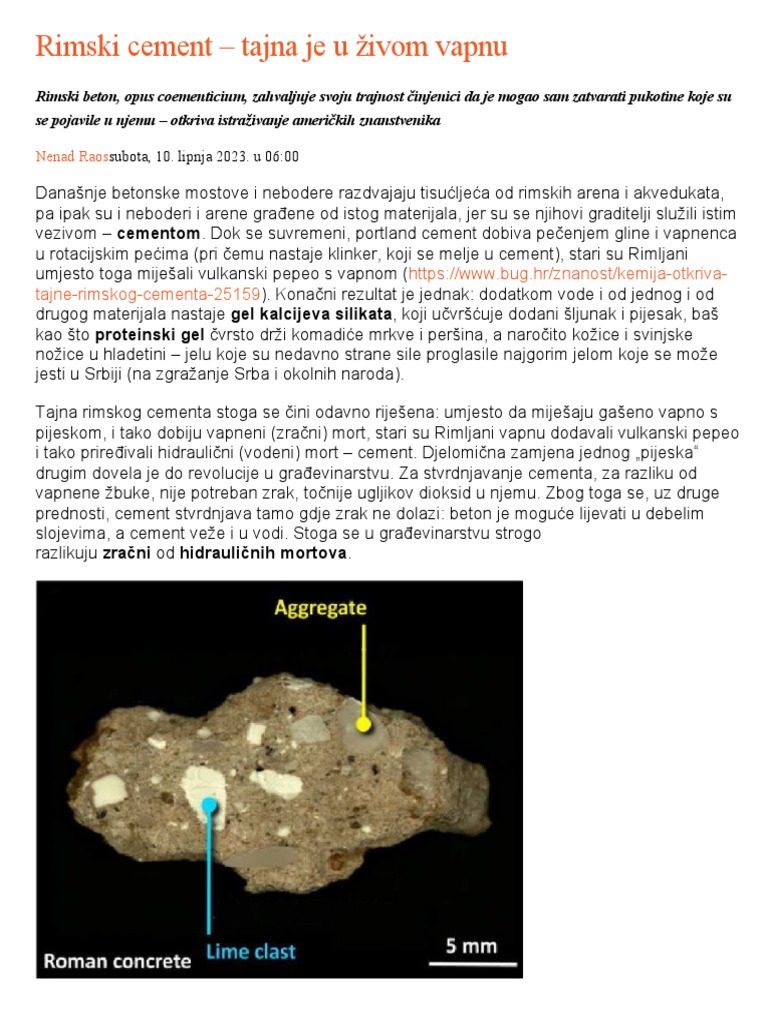 Rimski Cement | PDF