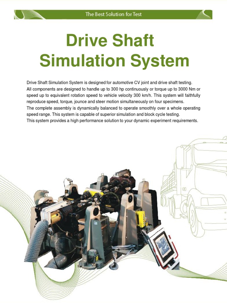 KNR Drive Shaft Joint Simulation System | PDF | Electric Motor | Torque