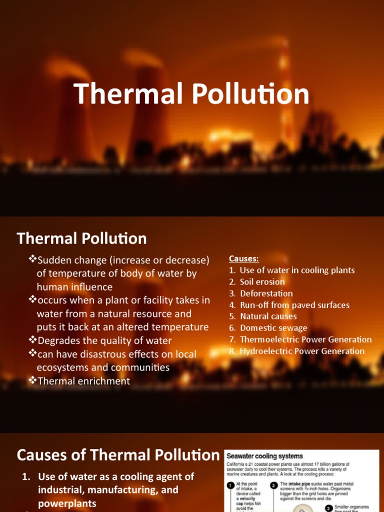 10 Thermal Pollution | PDF | Water | Clean Water Act