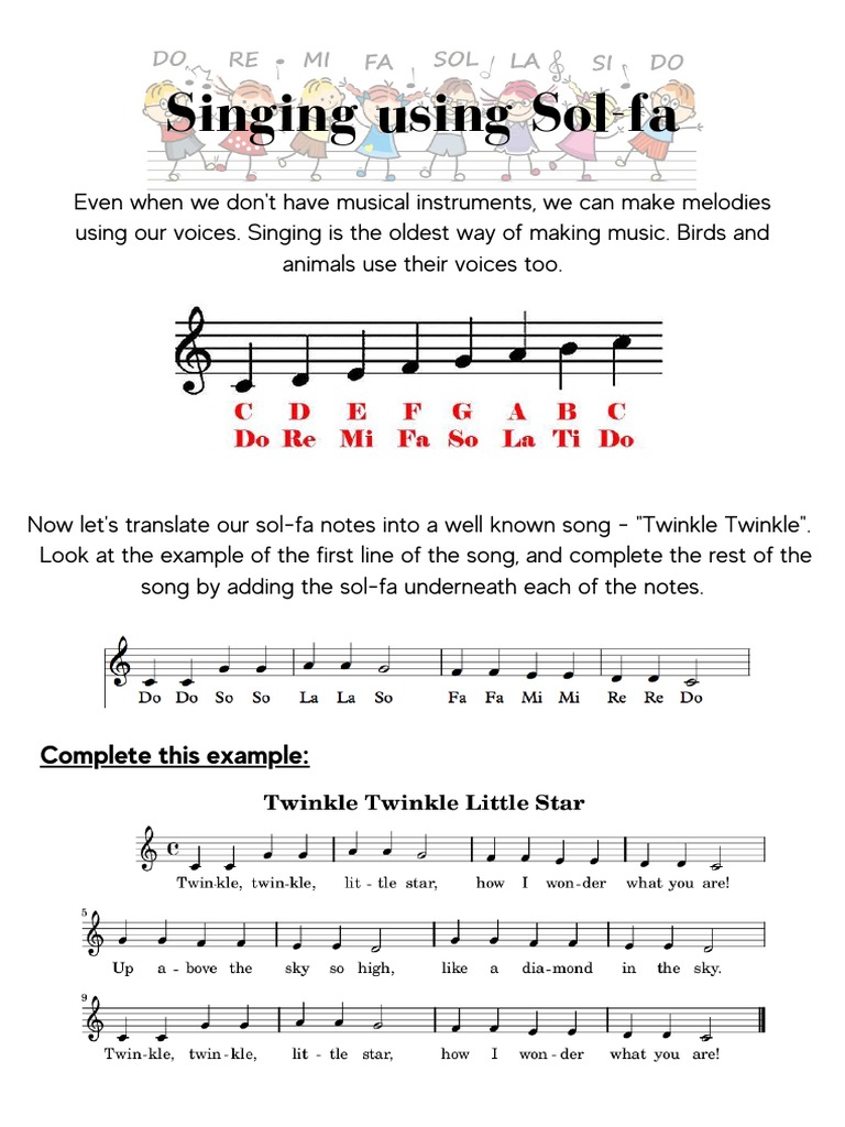 Singing Using Sol-Fa | PDF
