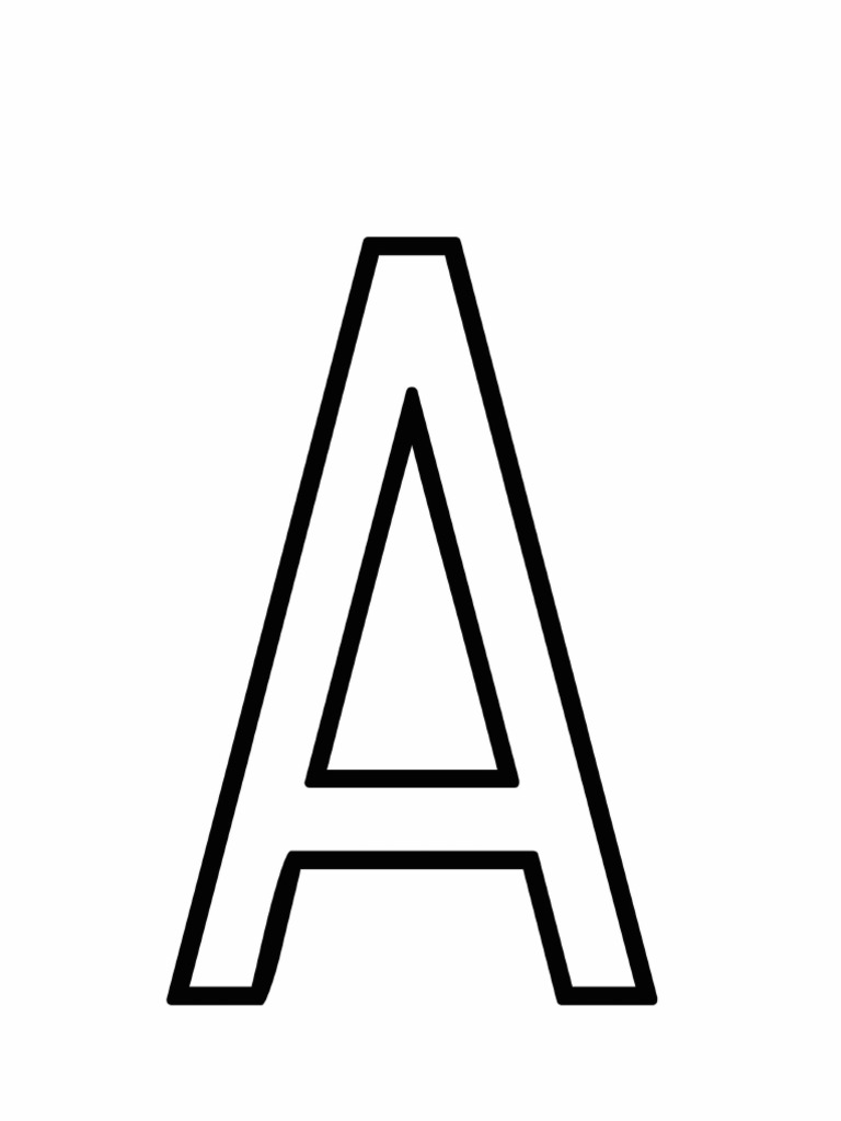 Block Letters Blank | PDF