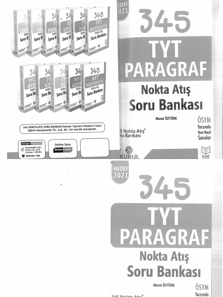 345 Tyt Paragraf 2021 Nokta Atiş | PDF