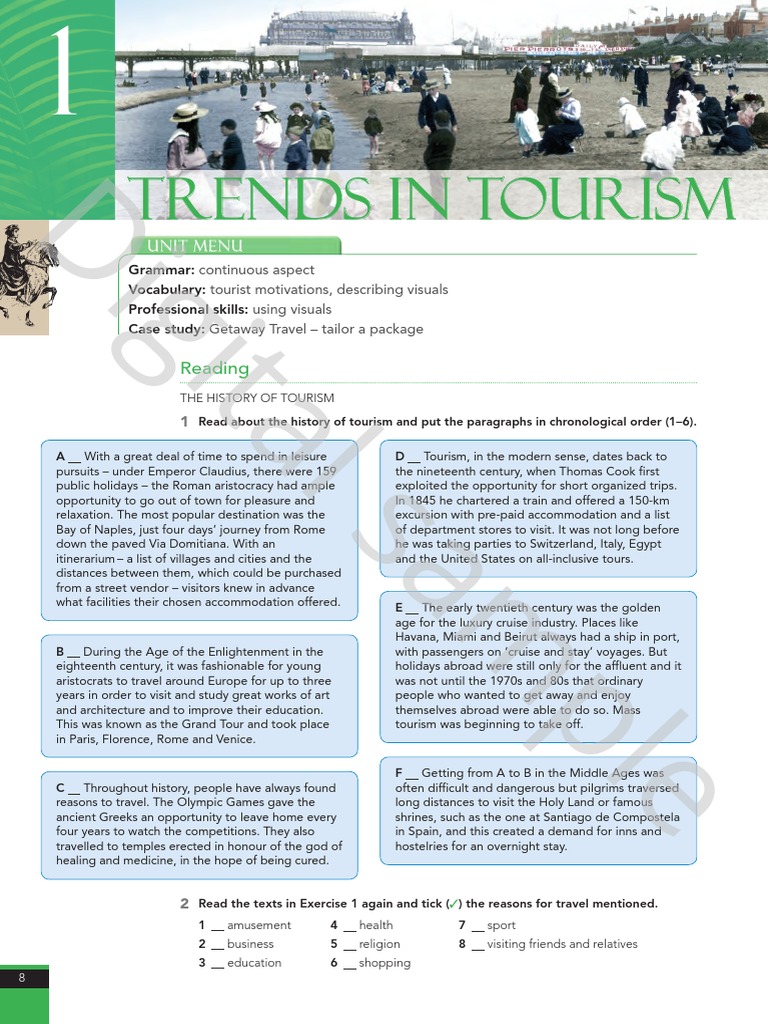 English For International Tourism Upper Intermediate Coursebook Unit 1 ...