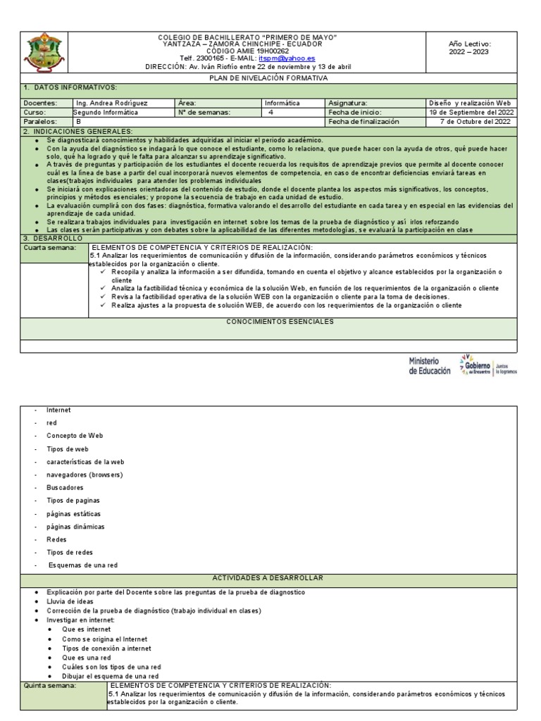 Segundo B Diseño Web | PDF | Red mundial | Internet y web