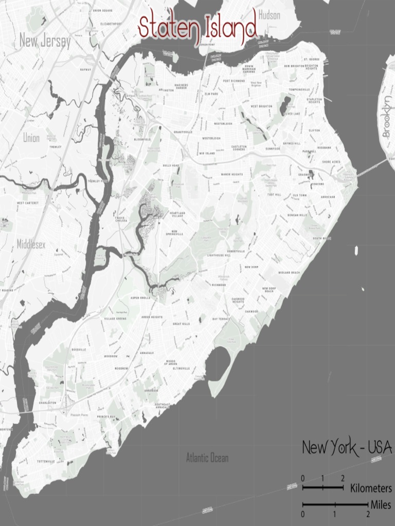 Map of Staten Island | PDF