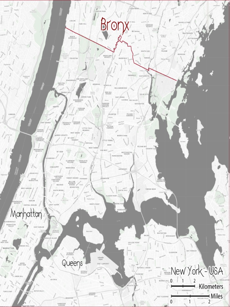 Map of Bronx | PDF