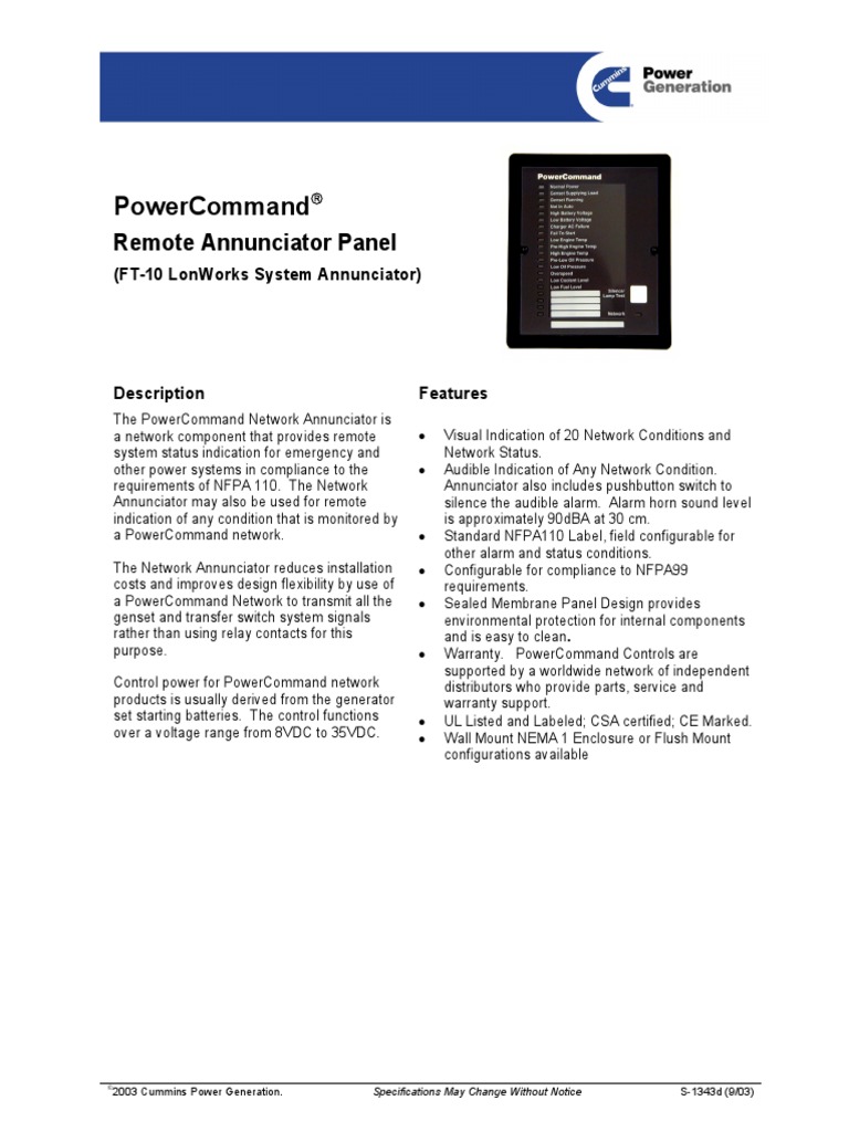 CUMMINS s-1343 | PDF