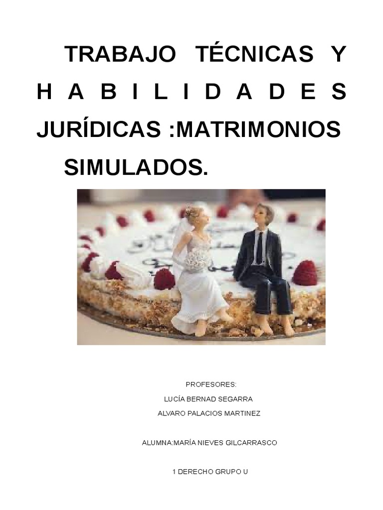Tecnicas Trabajo Matrimonios 3 | PDF