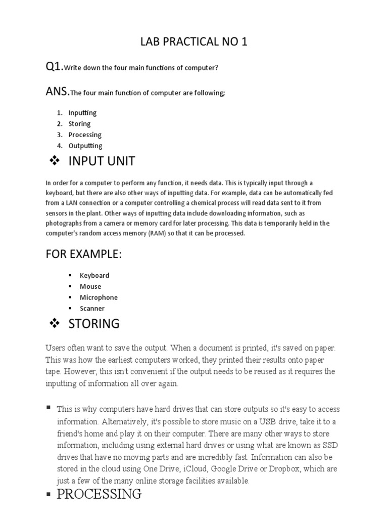 Experiment No 1 Pdf