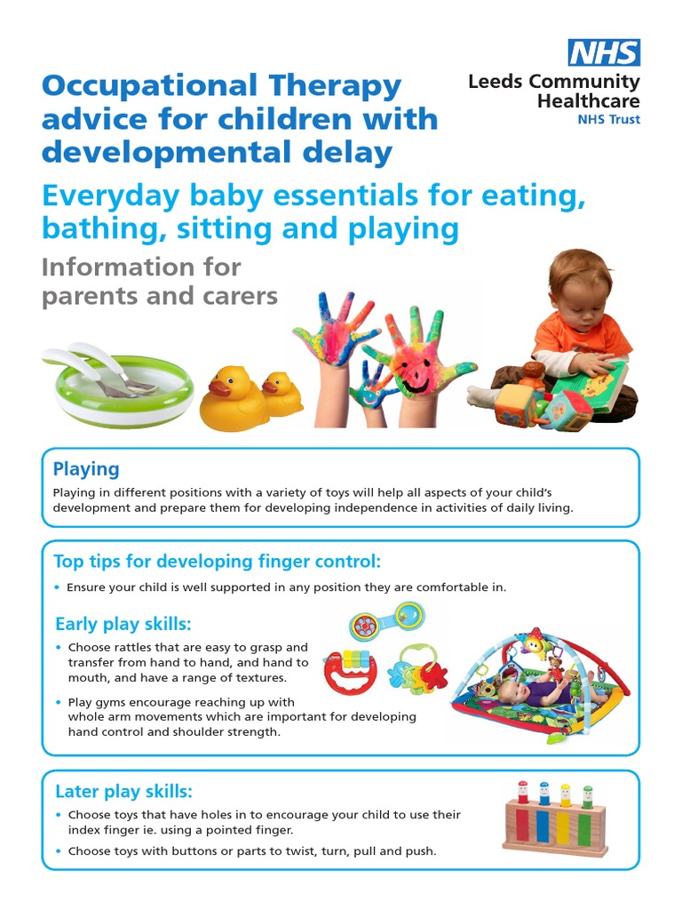 83 - Equipment - Developing Movement Skills in Your Child With Developmental Delay | PDF