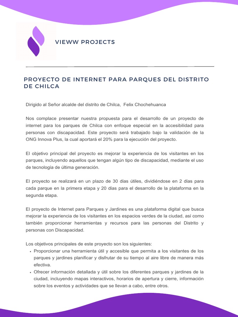 Proyecto de Internet Satelital | PDF | Internet | Invalidez