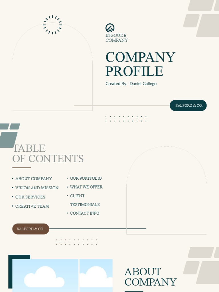 Company Profile Powerpoint Slides Presentation Template | PDF | Lifestyle