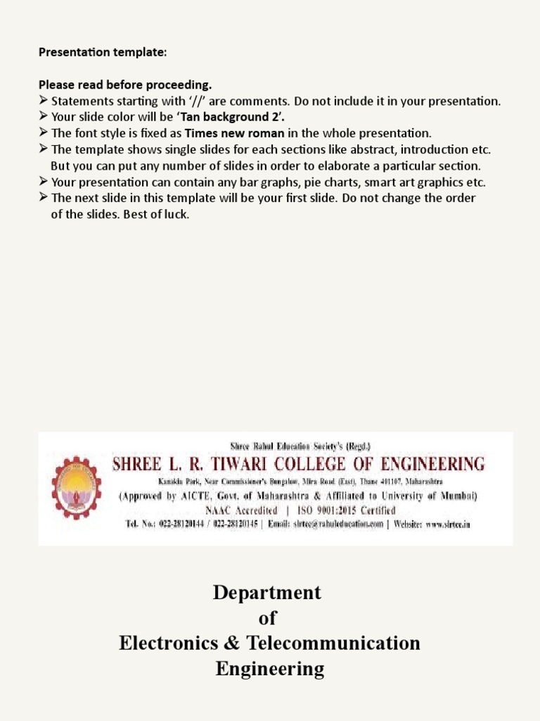 BEProject Presentation SEMvii 2018 (1) | PDF