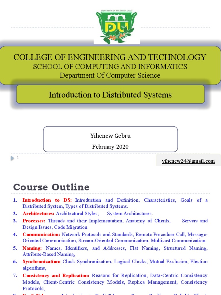 Chapter 1 - Introduction | PDF | Distributed Computing | Database Transaction
