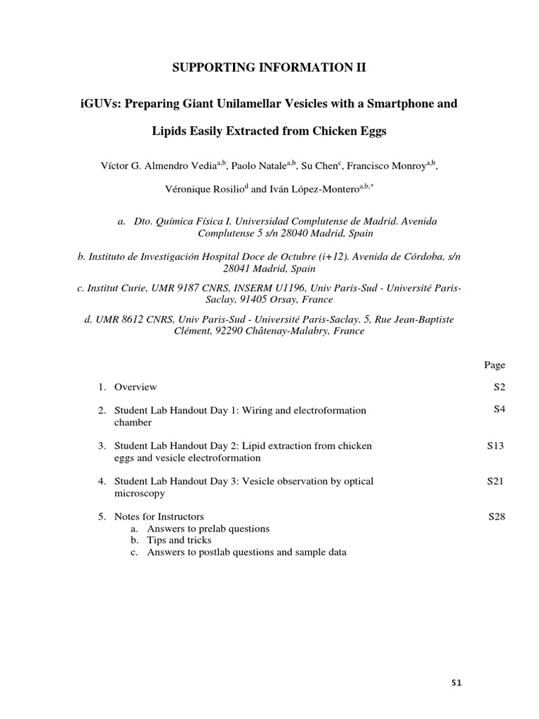 Lipid Extraction From Chicken Eggs - JChemEdu94-644 - SI-3 | PDF Lipid Extraction From Chicken Eggs - JChemEdu94-644 - SI-3 | PDF
