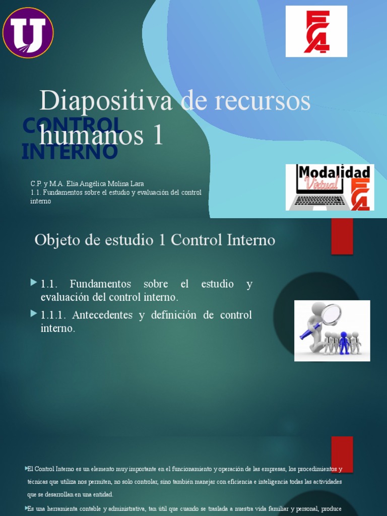 Fundamentos de Control Interno | PDF