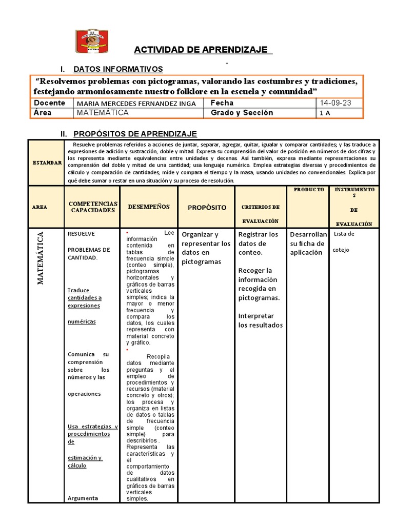 MATEMATICA PICTOGRAMAS (1) | PDF