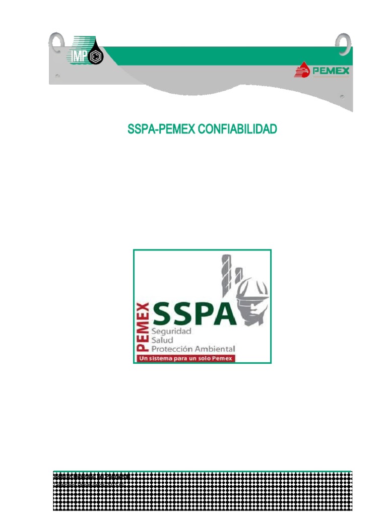 6.fg Manual SSPA-PEMEX-CONFIABILIDAD para Refinerías | PDF