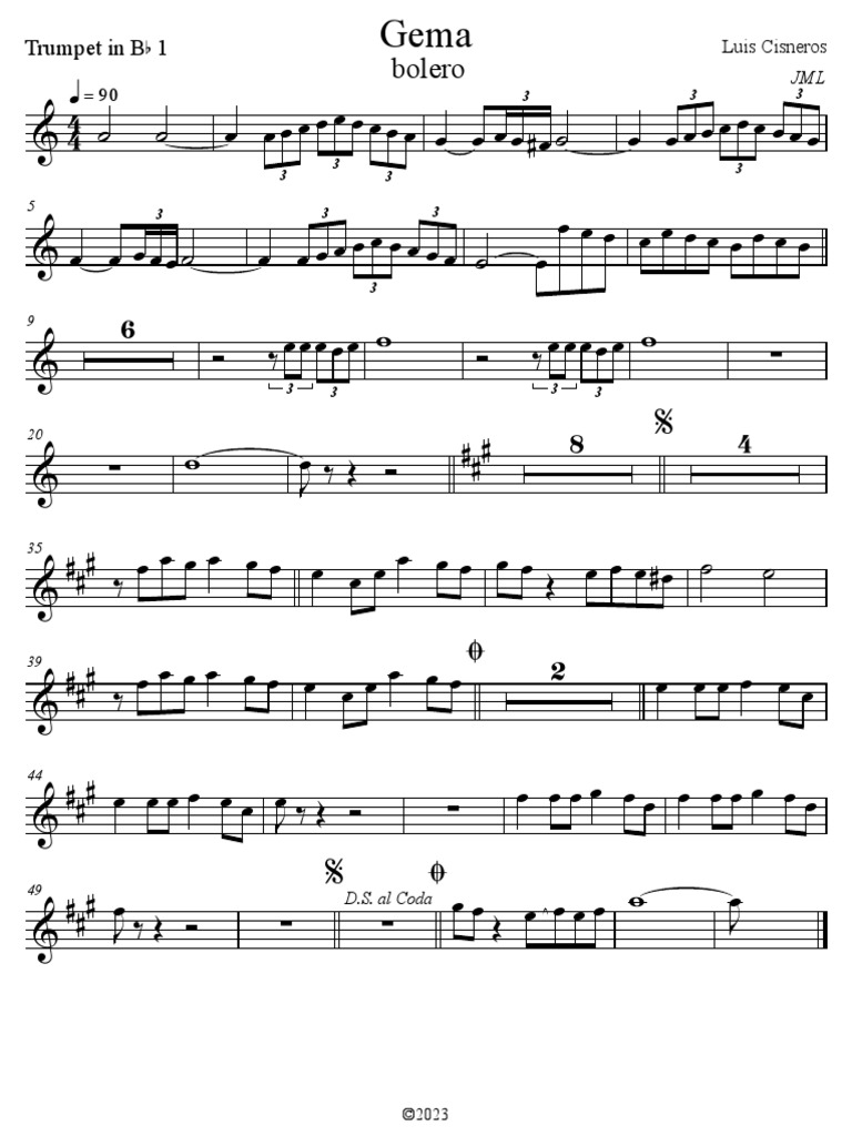 Gema Trumpet in BB 1 | PDF