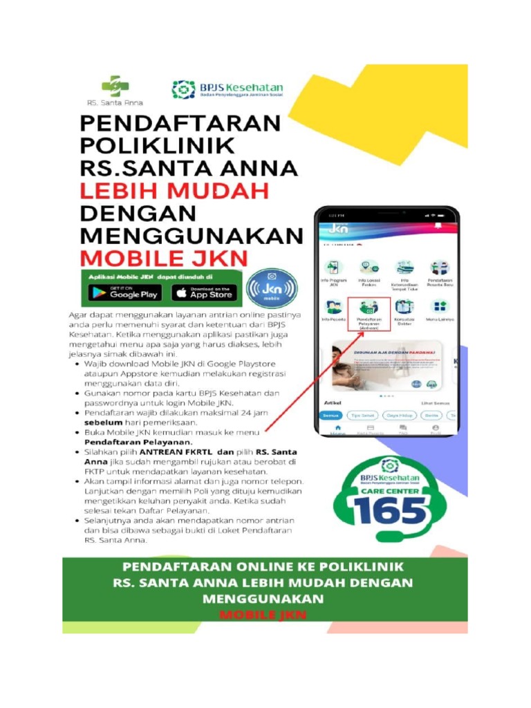 Pendaftaran Online DGN Mobile JKN | PDF