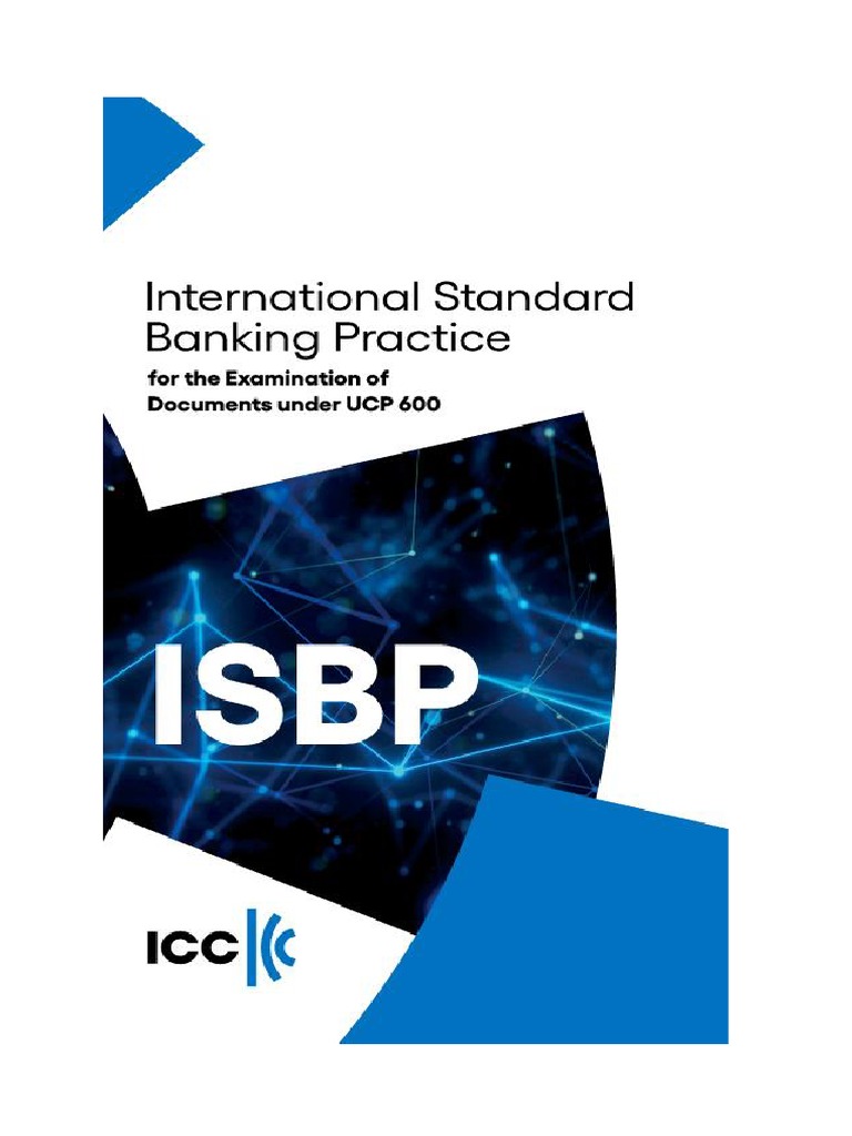 Latest Isbp 821 | PDF