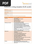 The 5R Framework For Reflection | PDF | Experience | Thought