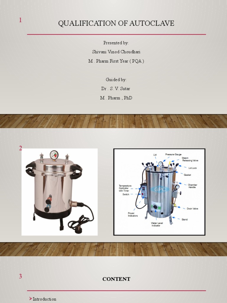 Qualification of Autoclave | PDF | Sterilization (Microbiology) | Pressure Cooking