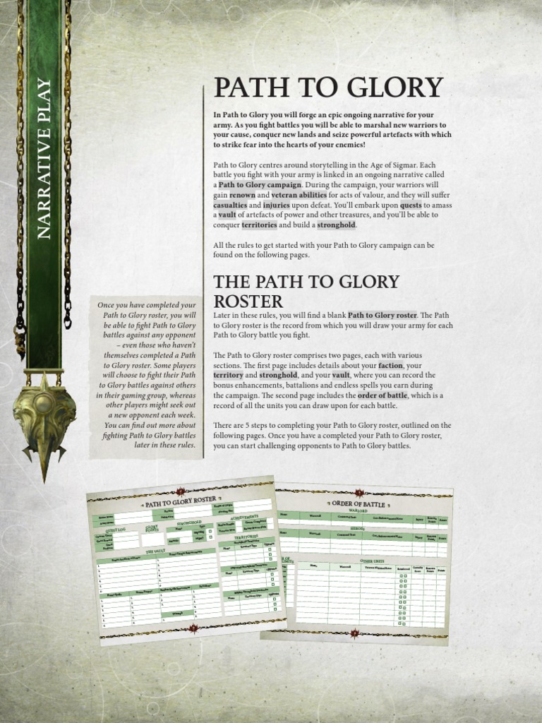The Path To Glory Roster | PDF | Military