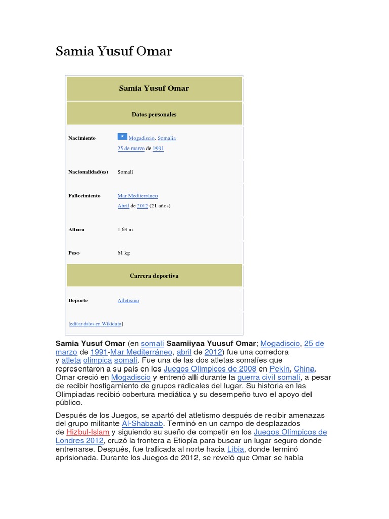 Samia Yusuf Omar | PDF